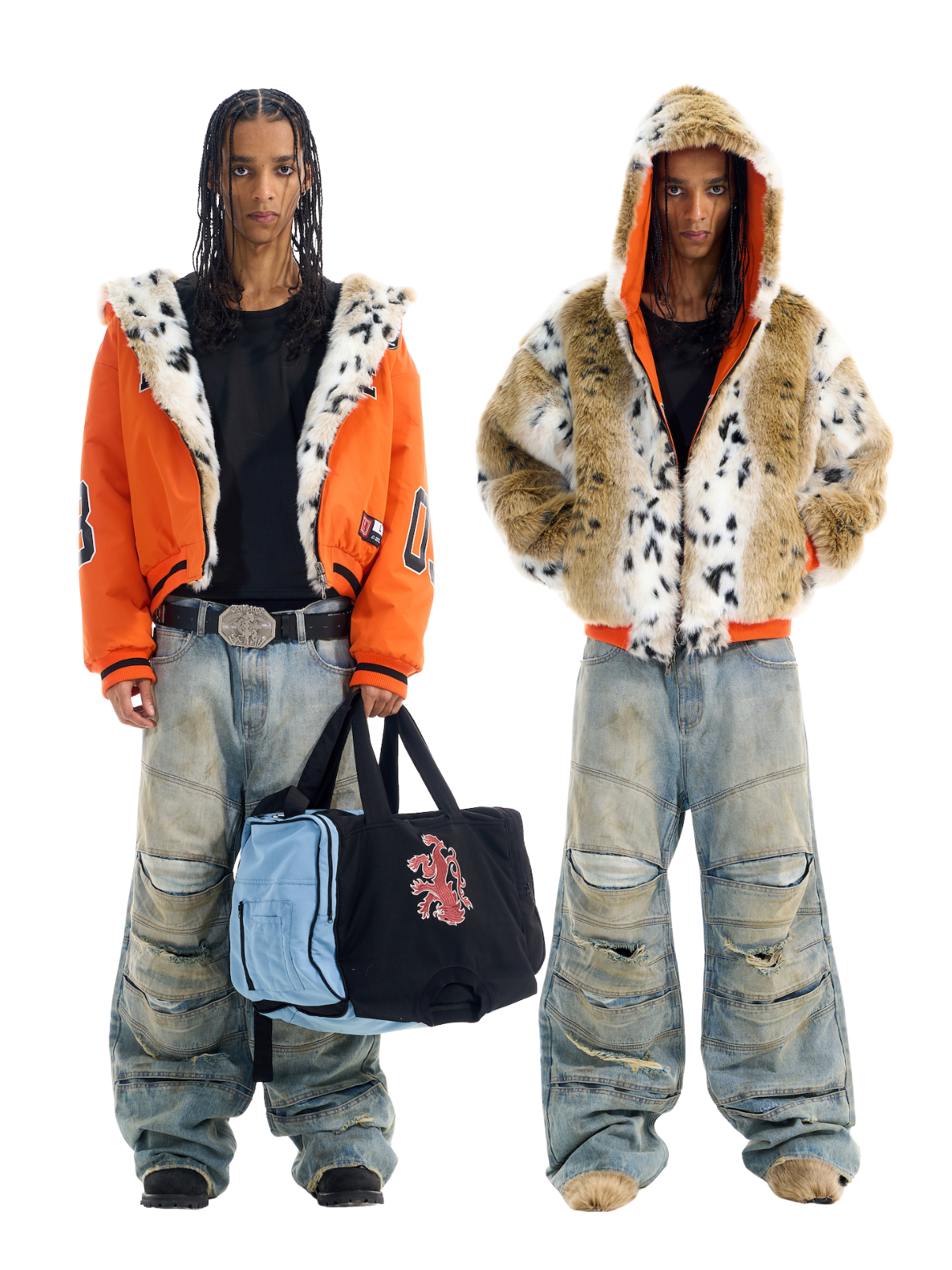 Reversible Plush Winter Jacket with Premium Embroidery – BLIND NO PLAN